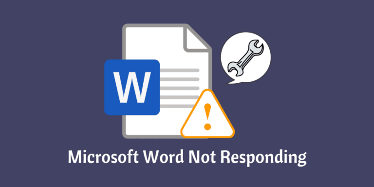 How to Fix Word Not Responding in Windows 10 | Tech Web Space